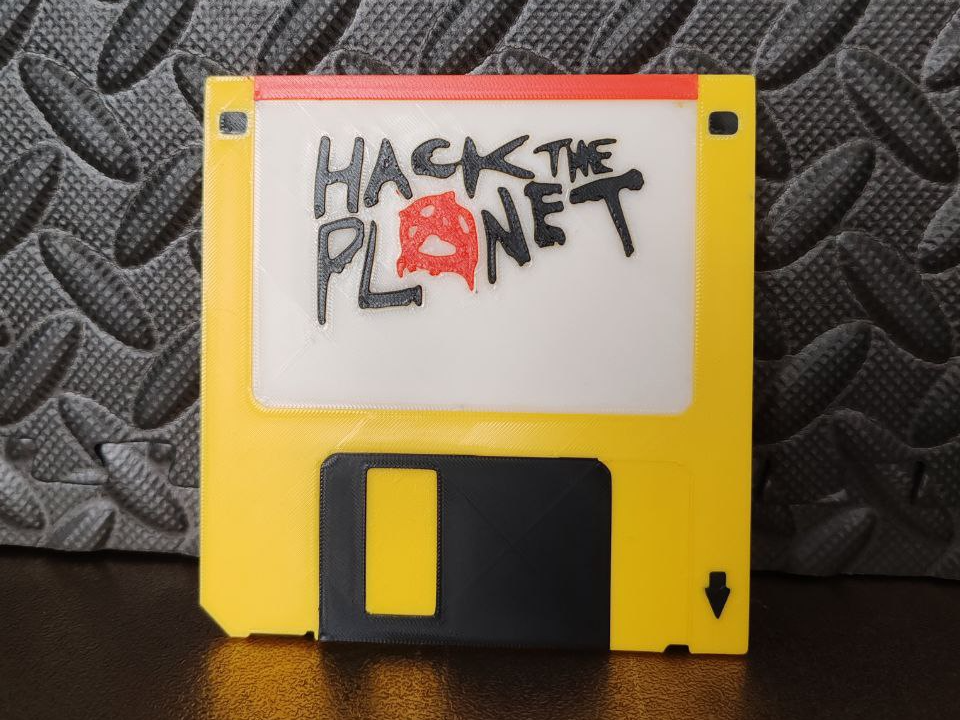 floppy disk hack the planet - Ko. Additive Labo | Nexprint: Free 3D ...