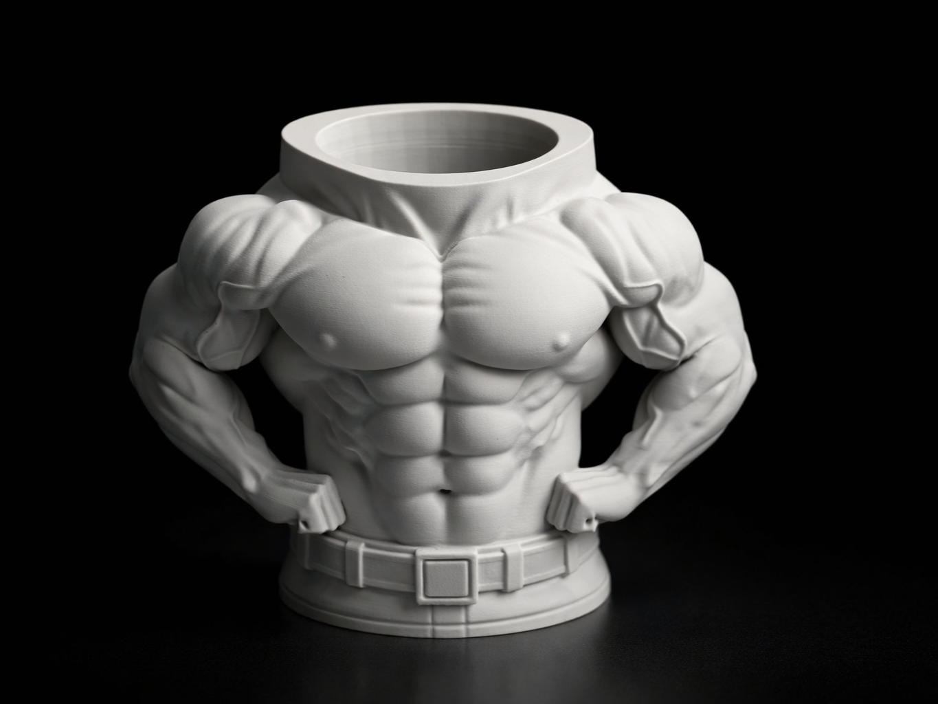 Bodybuilder Torso Pen Holder for Fitness Lovers - BotanyChic | Nexprint ...