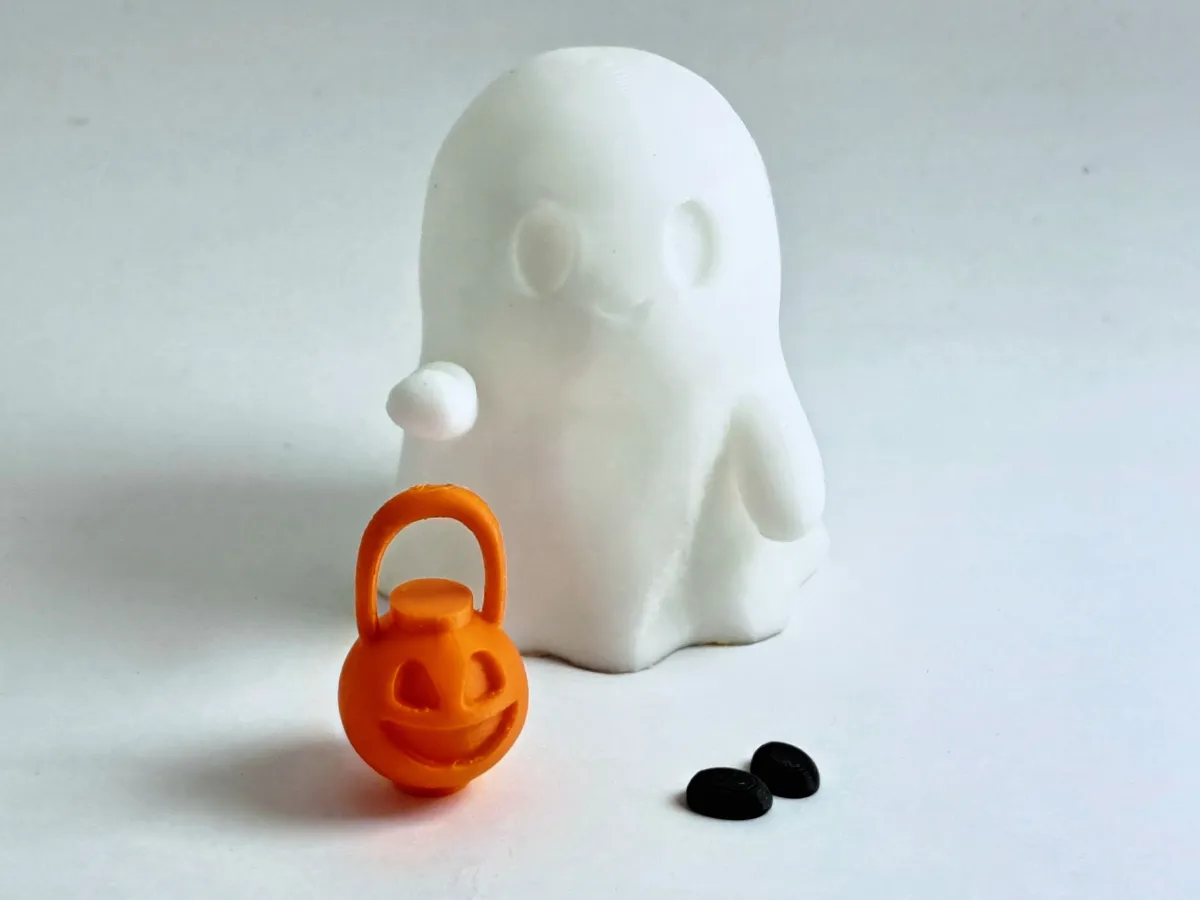 Cute Halloween Ghost - No AMS - DraftAxis | Nexprint: Free 3D Model ...