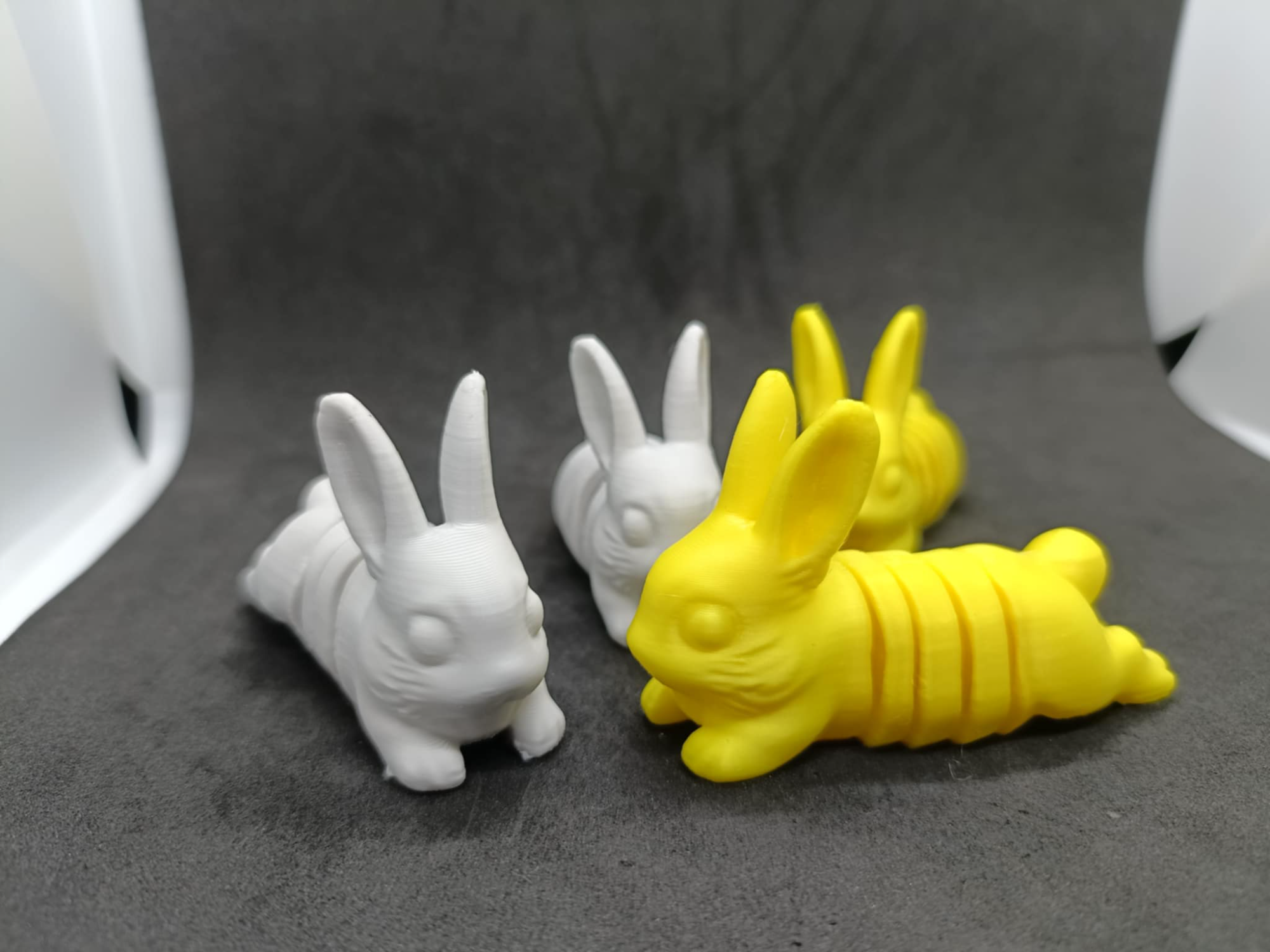 Articulated Bunny Toy, Flexible Movable Figurine - Dream Mesh ...