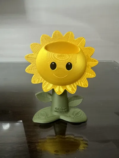 Plants vs. Zombies Sunflower - 奋斗的志志 | Nexprint: Free 3D Model Downloads